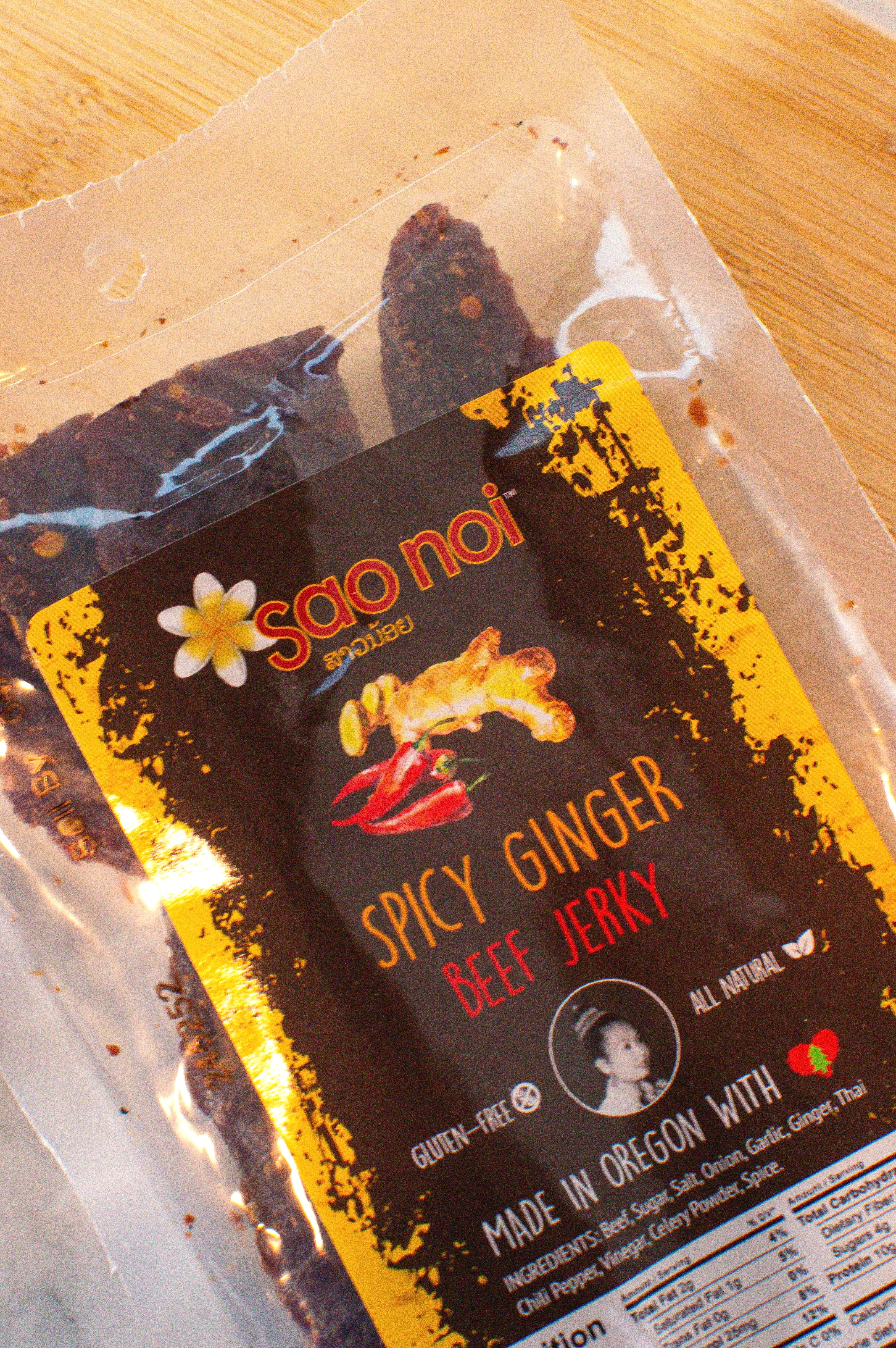 Beef Jerky - Ginger – Sao Noi